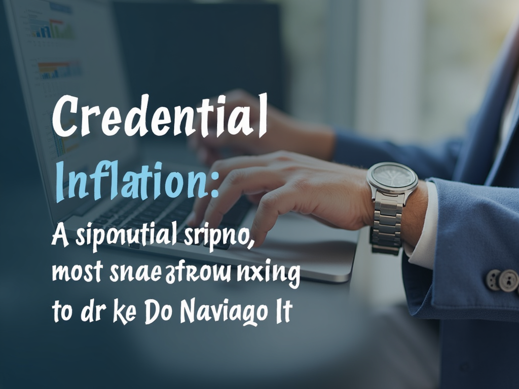 Credential Inflation: What It Is And How To Navigate It - CGH